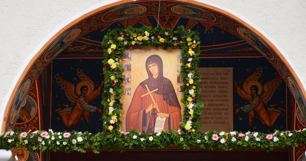 Cuvioasa desăvârşită în pustiul Sihlei