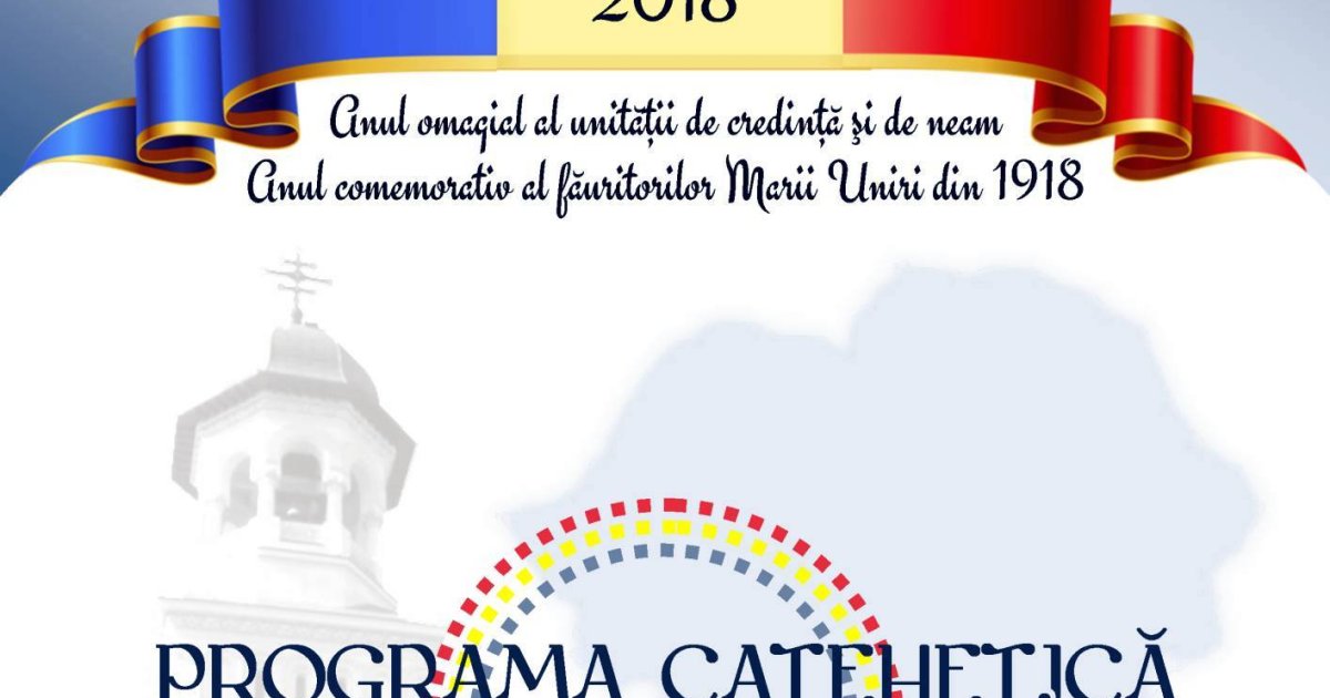 A apărut Programa catehetică pentru 2018