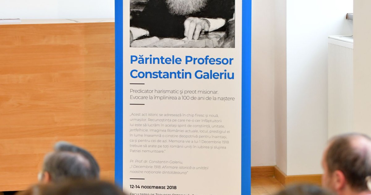 Părintele profesor Constantin Galeriu - mărturisitor jertfelnic al ...