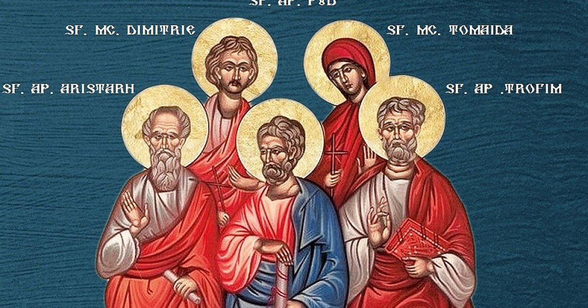 Sfânta şi Marea Miercuri (Denie); Sfinţii Apostoli Aristarh, Pud şi ...