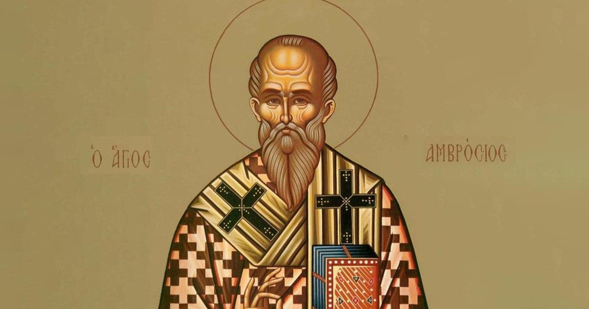Sfântul Ambrozie, păstor, dascăl şi teolog al Mediolanului