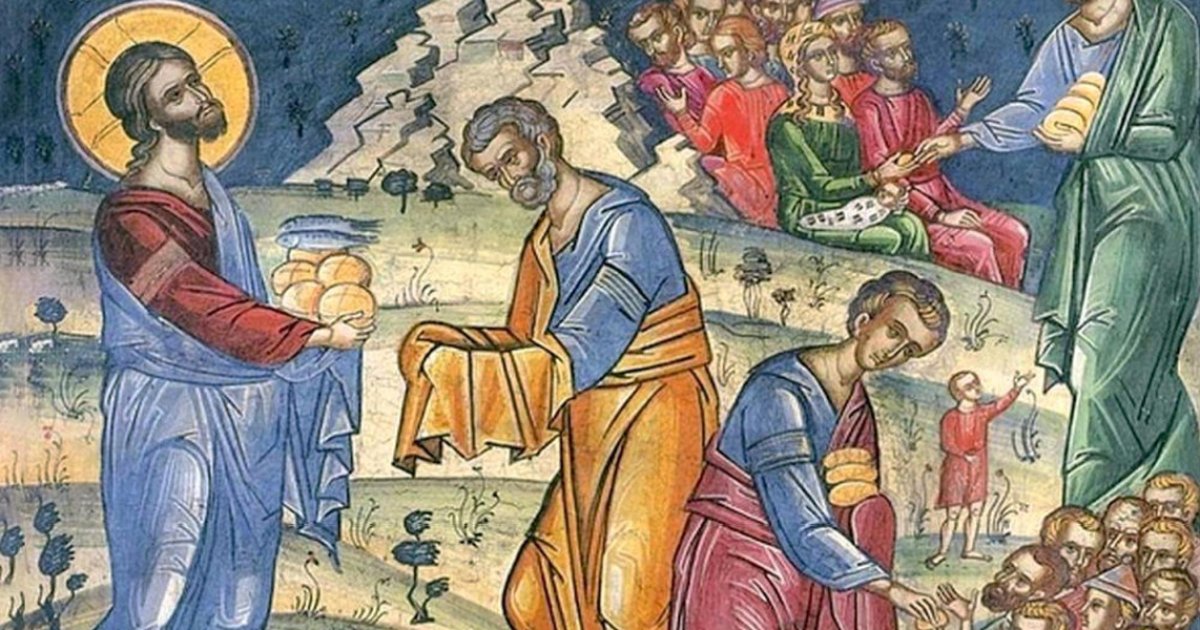 Luca 9, 12-18 (Minunea înmulțirii pâinilor și peștilor) | Poza 1