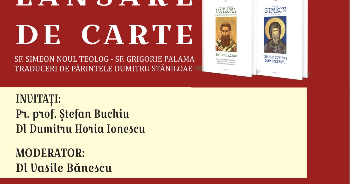 Lansare de carte la Biserica „Sfântul Gheorghe”‑Vechi din Capitală