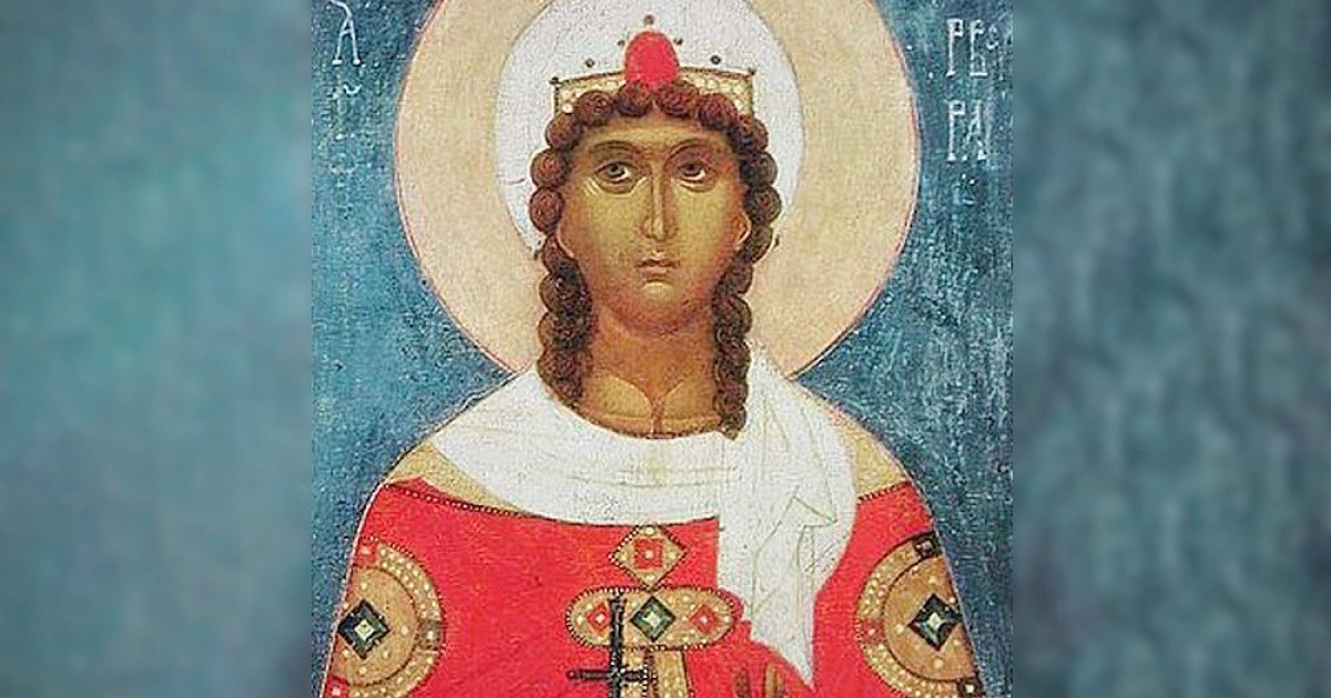 Sfânta Varvara sau mărturia credinței cu prețul vieții