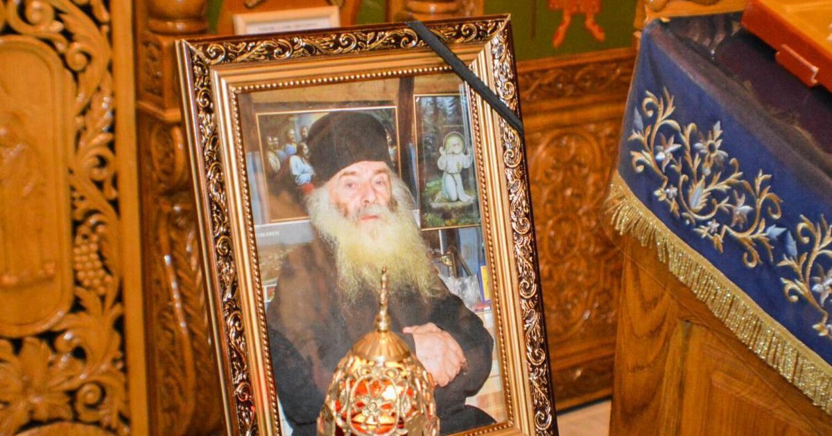Chipul iconic al monahului Proclu Nicău