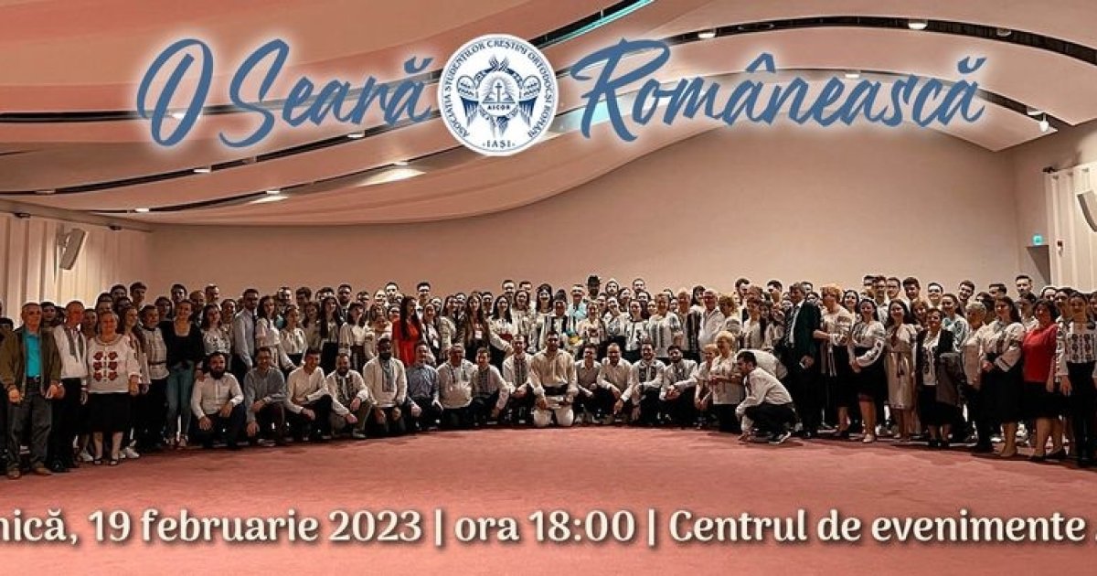 Seară românească organizată de ASCOR Iași