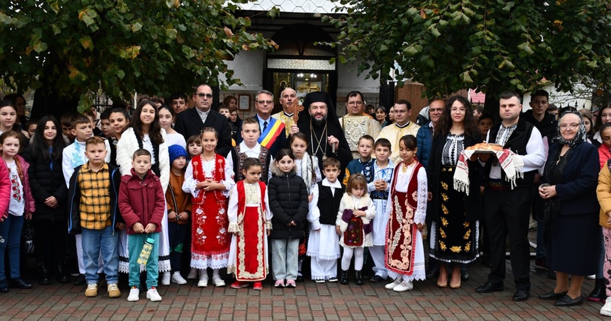 Hramul bisericii din Slatina-Timiș, județul Caraș-Severin