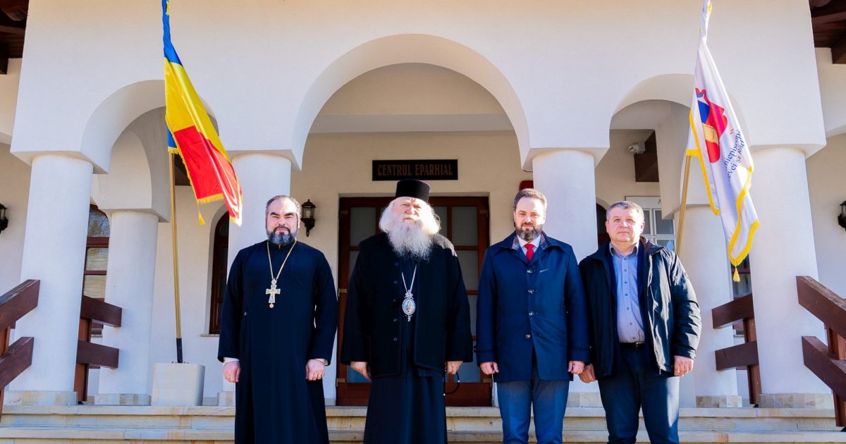 Vizita delegației Uniunii Ucrainenilor din România la Centrul eparhial Suceava
