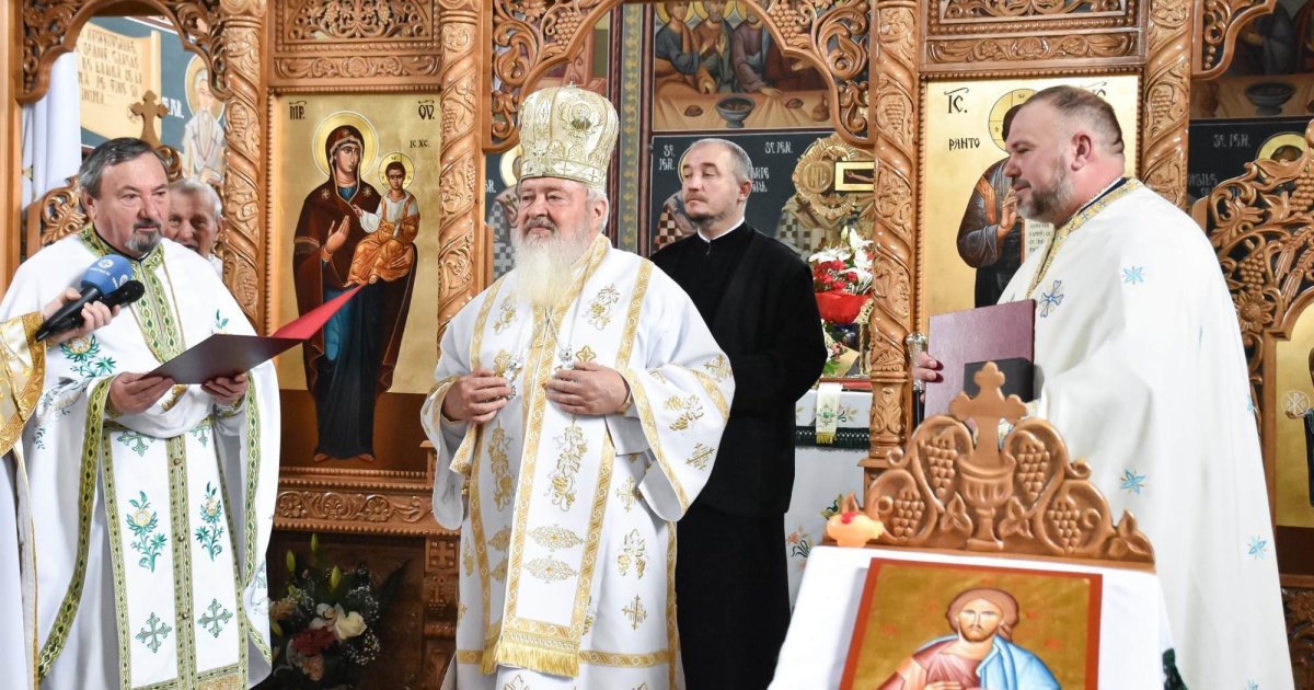 Binecuvântarea capelei mortuare din Monor, Bistrița-Năsăud