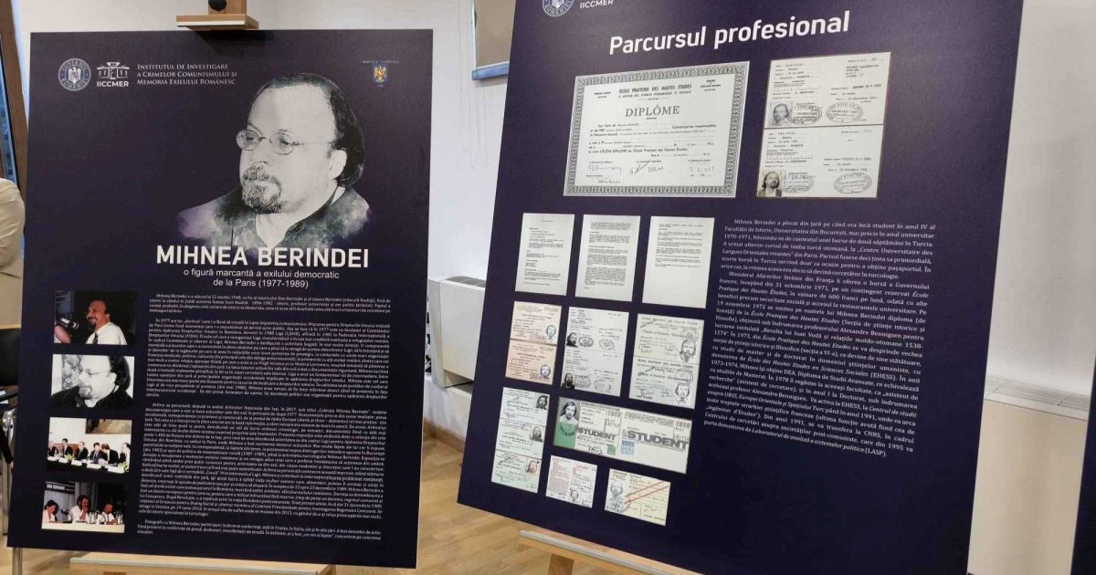 Expoziție dedicată lui Mihnea Berindei, la Iași