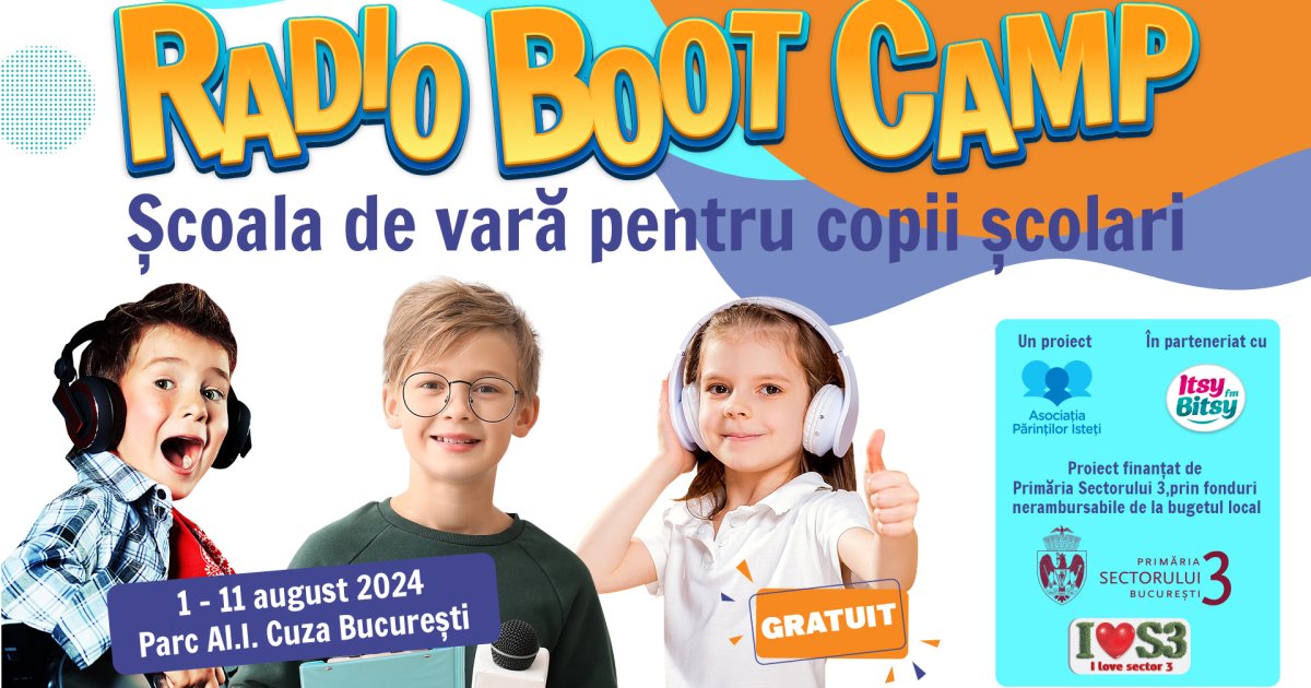 Radio Boot Camp pentru copii în București