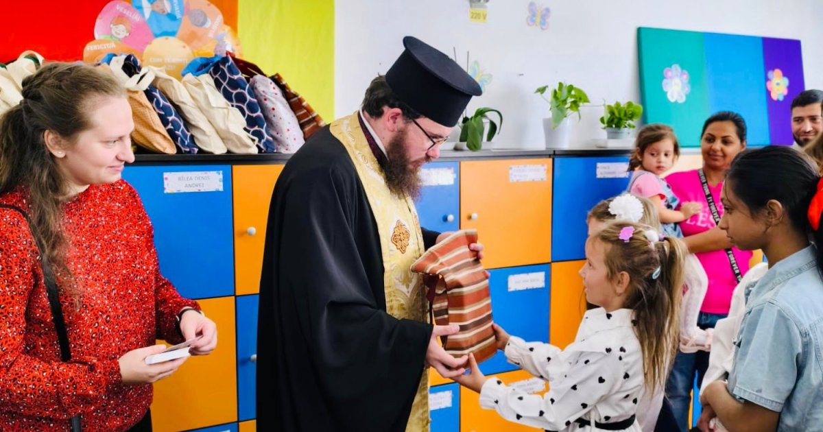 Parohia Sudiți a oferit daruri elevilor din satul ilfovean Merii Petchii