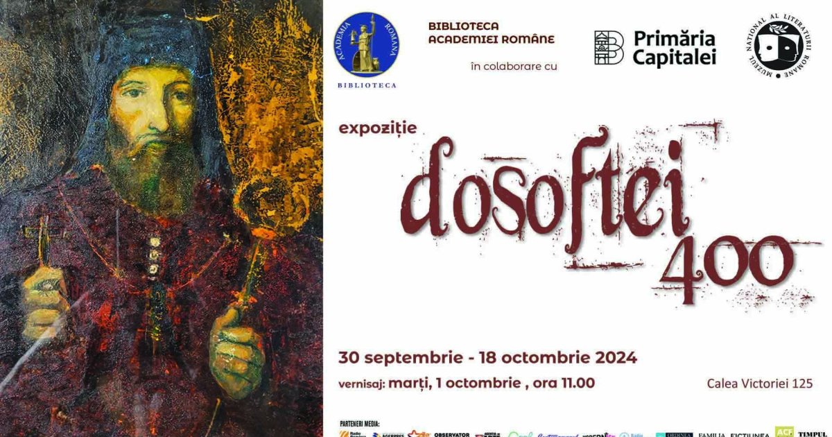 Dosoftei, 400 de ani de la naștere