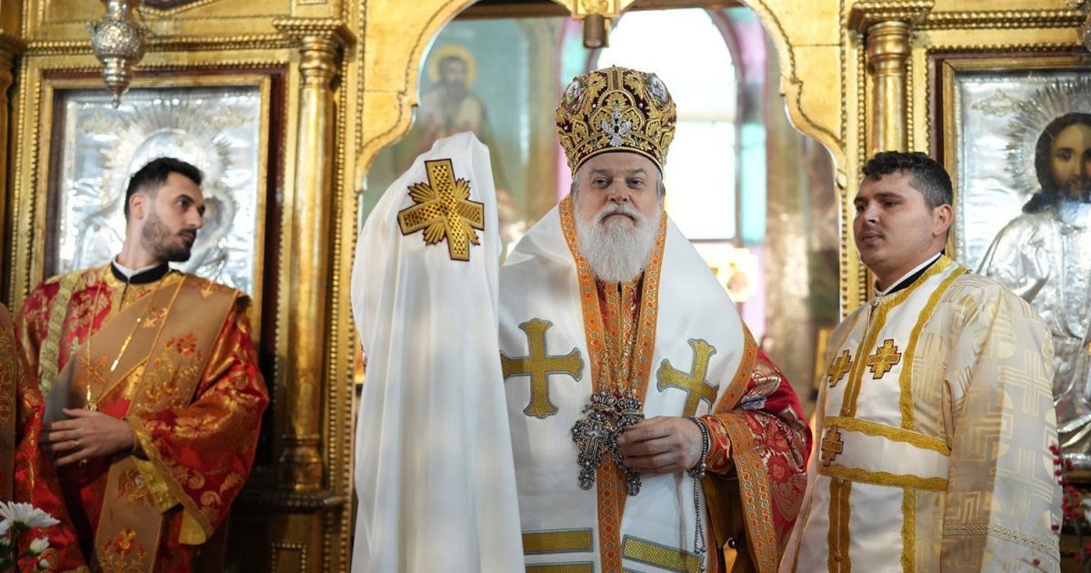 Popas de rugăciune la o biserică din Călărași