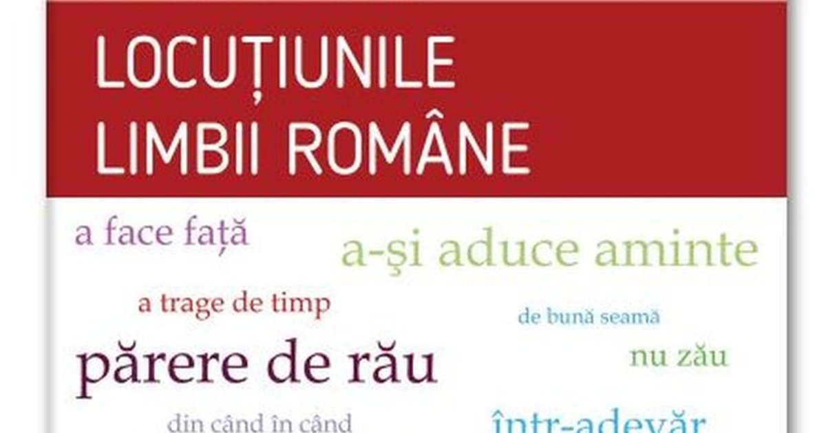Locuţiunile limbii române