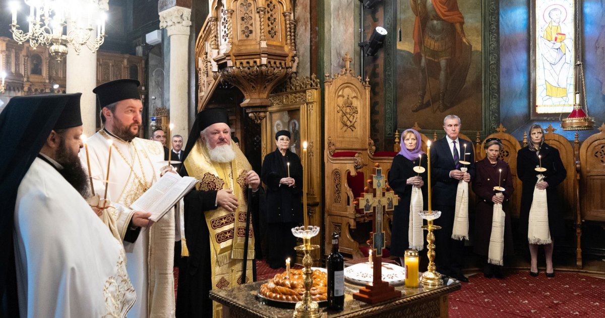 Pomenirea Regelui Mihai al României la Mănăstirea Antim