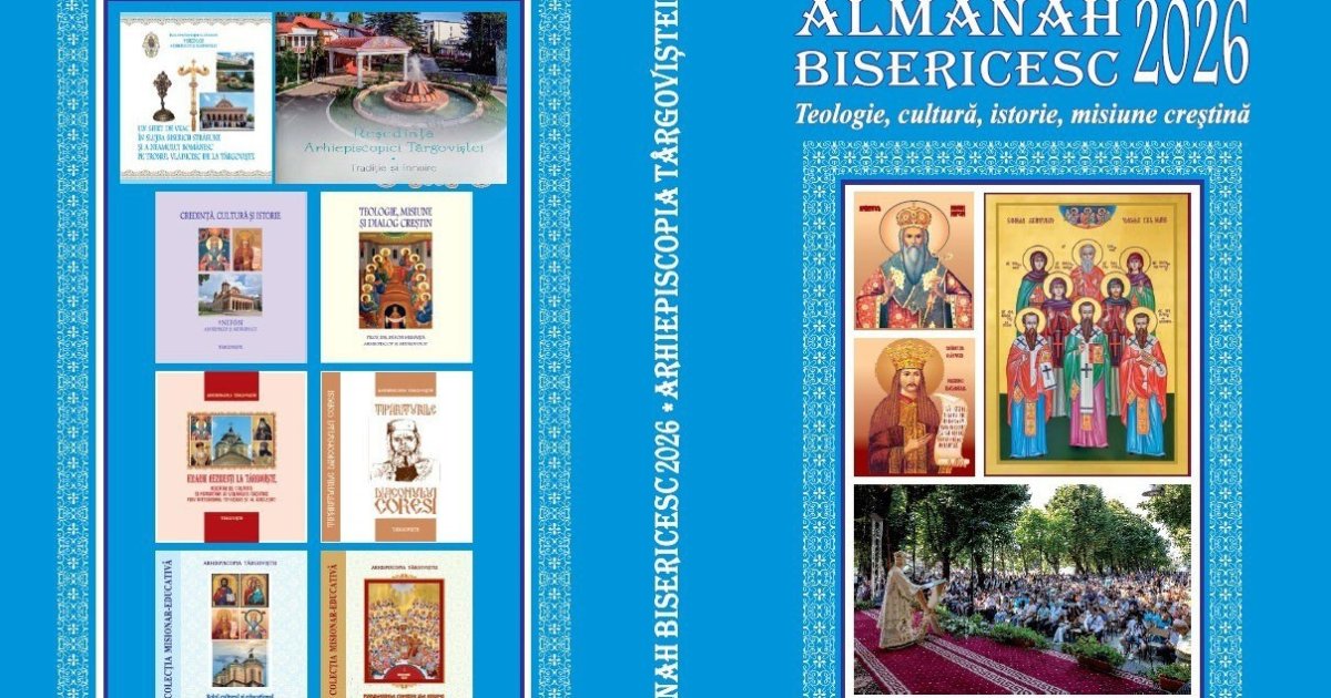 Almanahul bisericesc 2026 al Arhiepiscopiei Târgoviștei